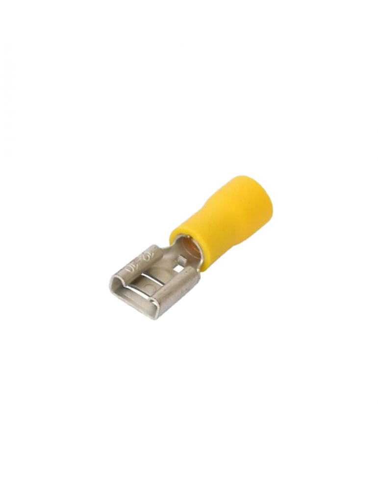 Terminal faston hembra 6.3mm 12-10 AWG
