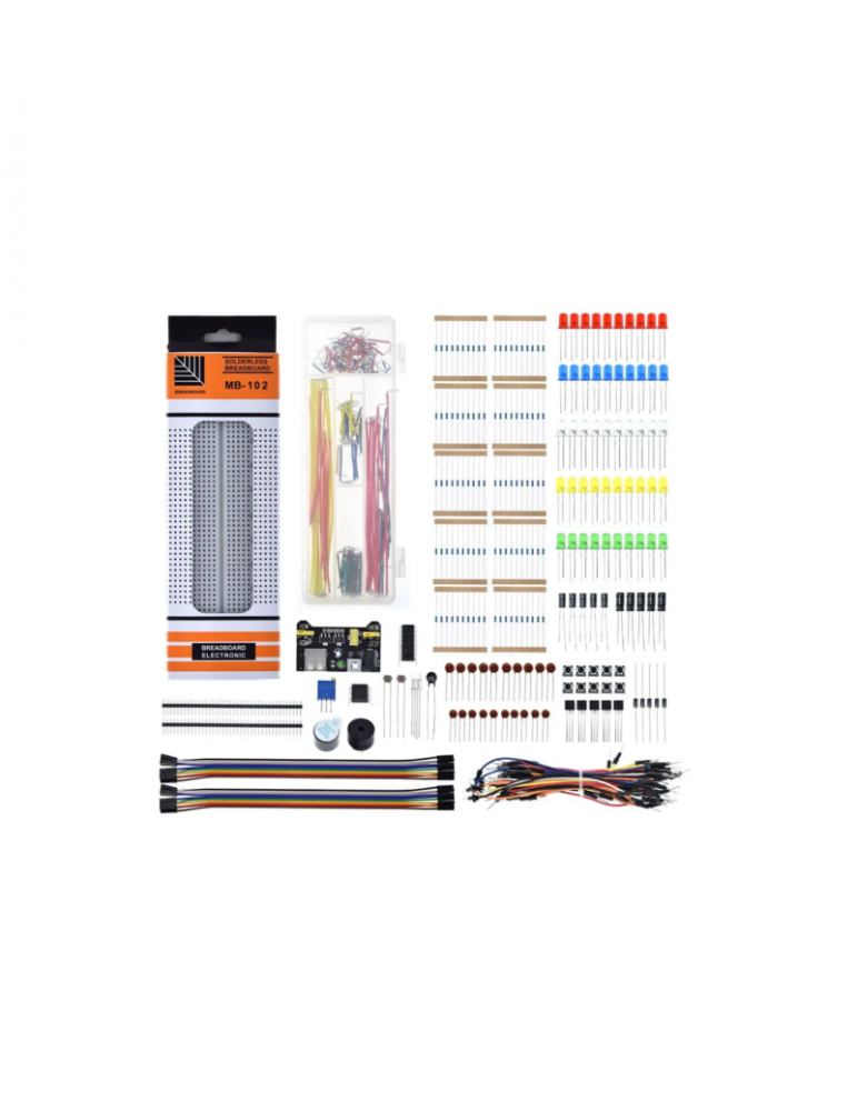 Kit de componentes y accesorios para Arduino